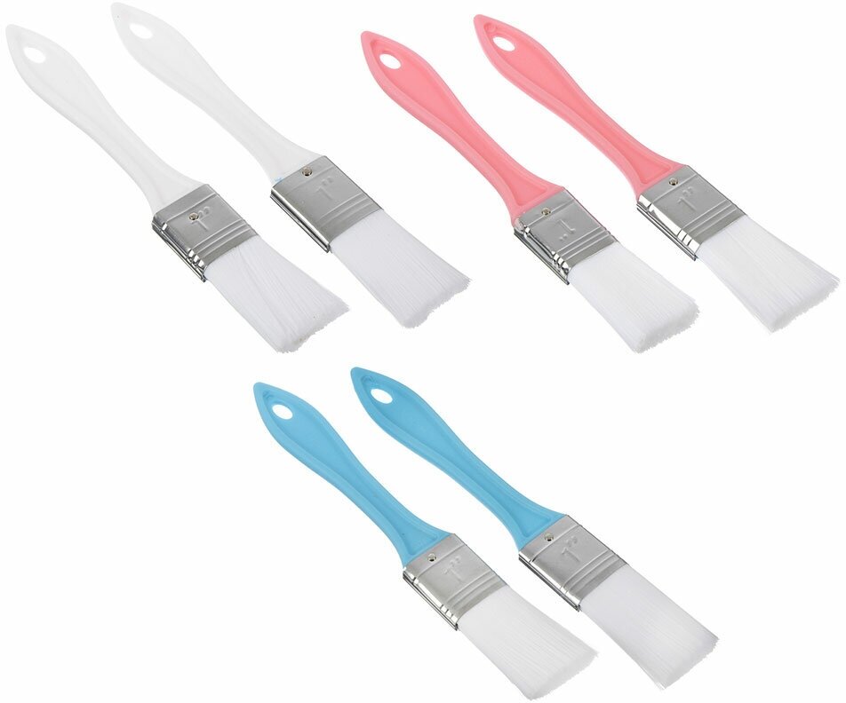 Набор кисточек 2шт 20см полипропилен