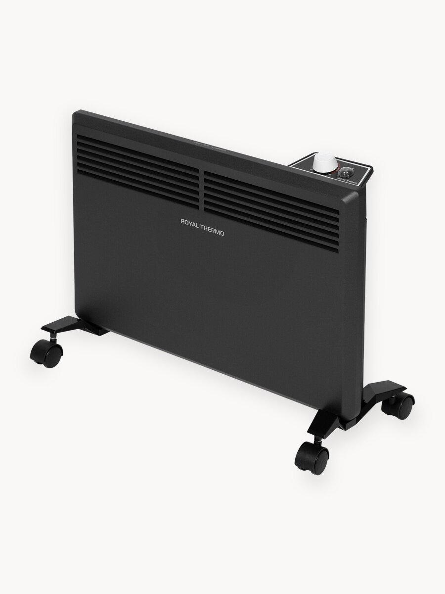 Конвектор обогреватель электрический Royal Thermo Nero RTCN/M-1502, напольный/настенный, черный