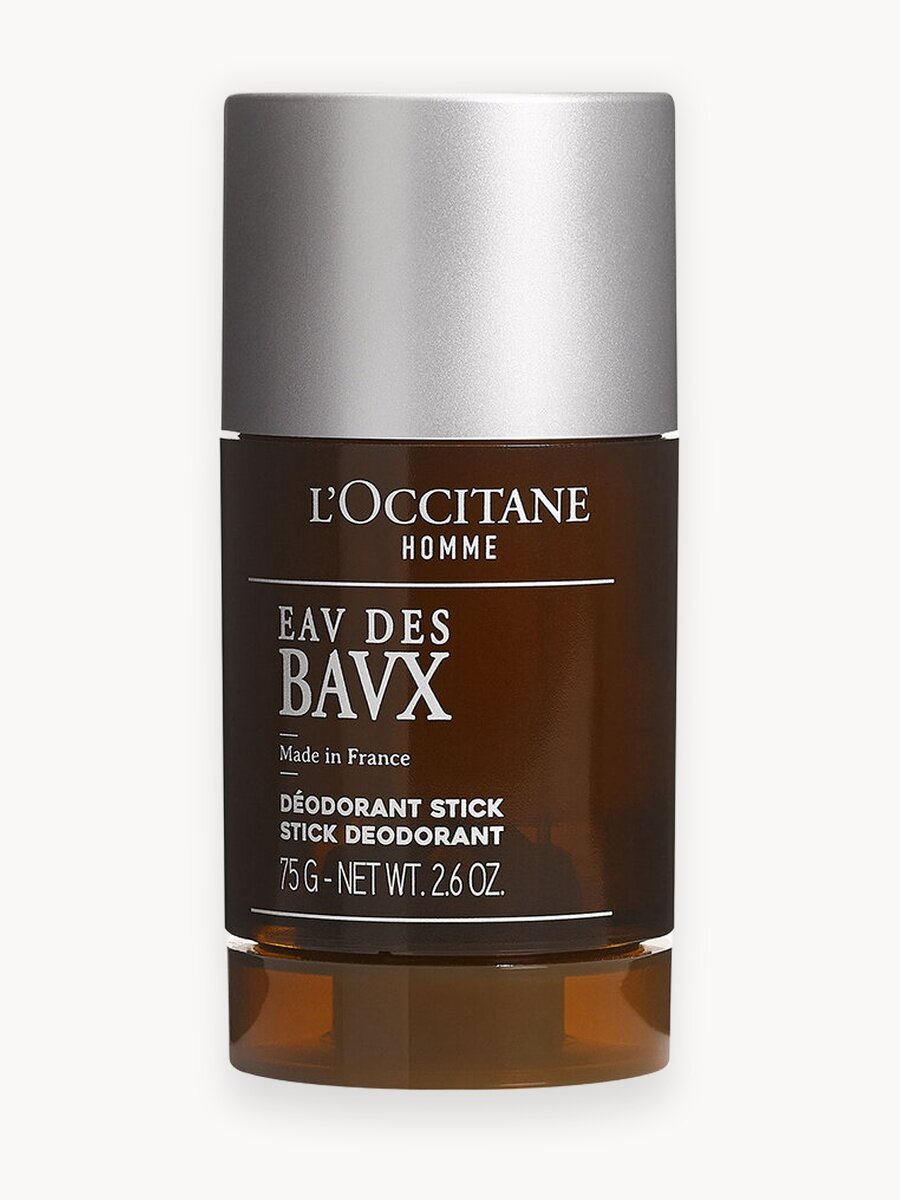 Дезодорант-стик с древесным и пряным ароматом - L'Occitane Homme Eau des Baux Deodorant, 75 гр.