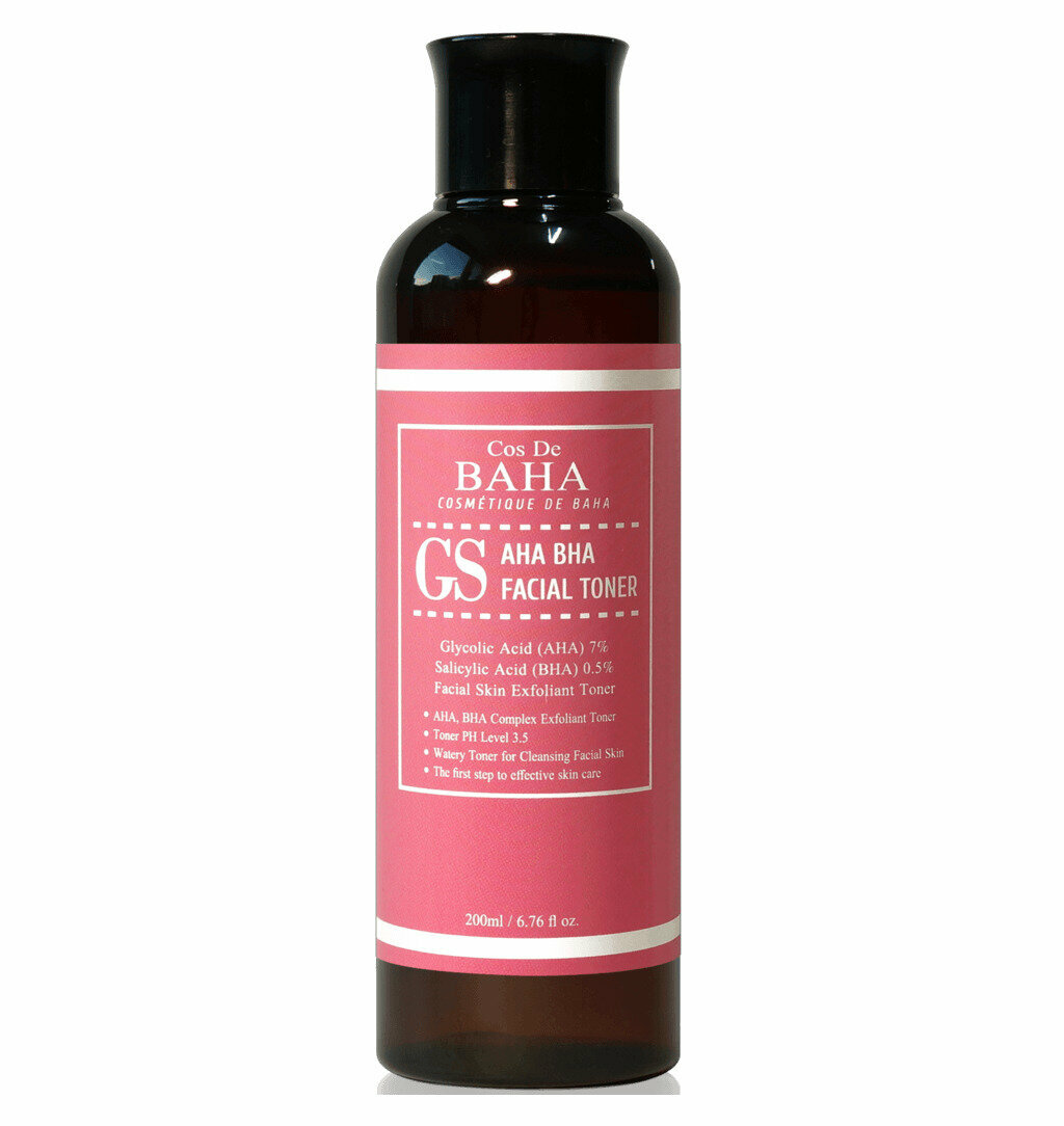 Cos De BAHA Тонер для лица AHA/BHA GS Facial Toner 200 мл