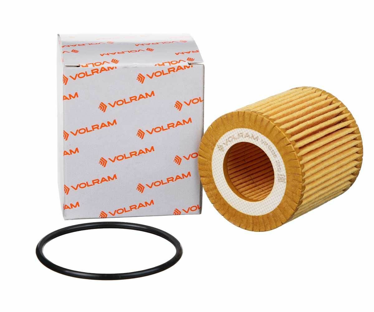 Фильтр масляный Volram VR15138 (элемент) VW Kuga 1.2 (02-14), Skoda Fabia 1.2 (02-14), Rapid 1.2 (12-15)