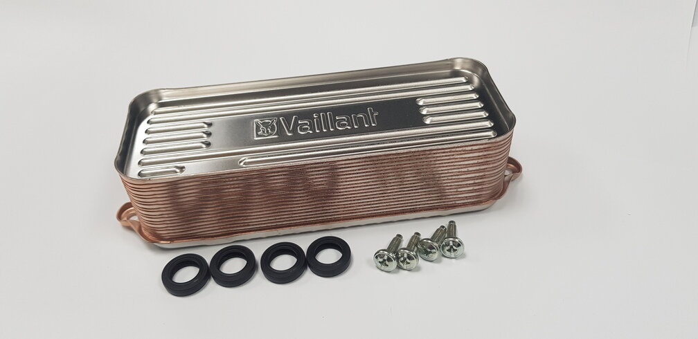 Теплообменник вторичный ГВС 19 пластин Vaillant 0020038572