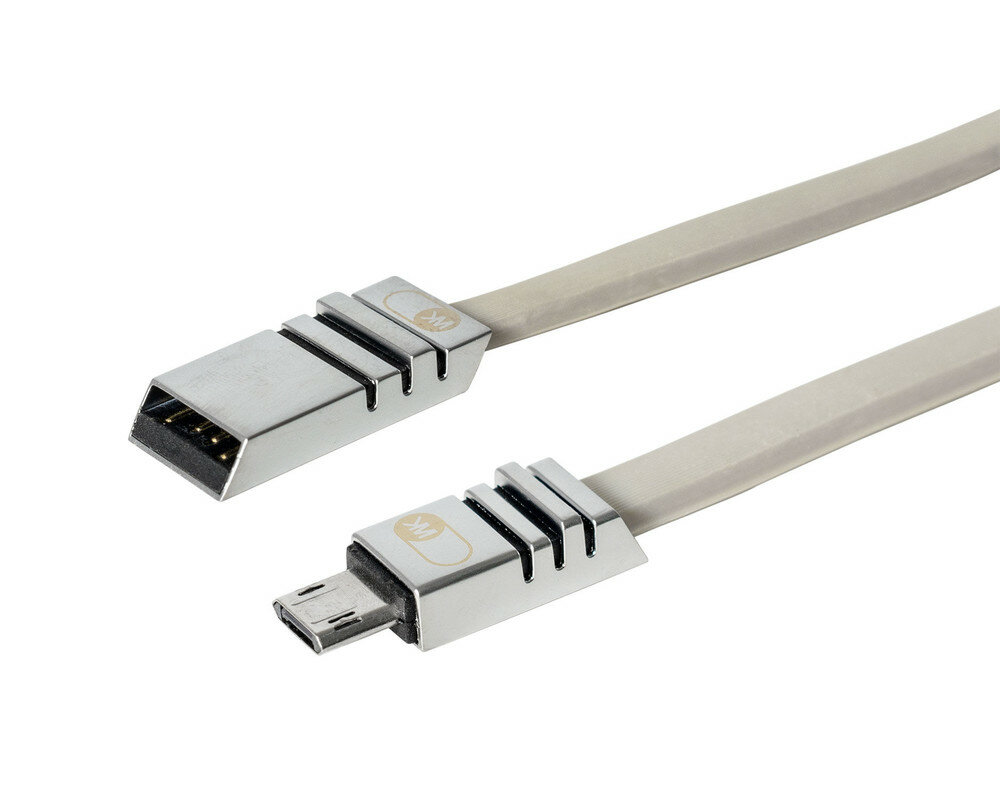 Кабель Micro USB - USB-A 2.0 / 1 метр / 2A / WK WDC-006 белый