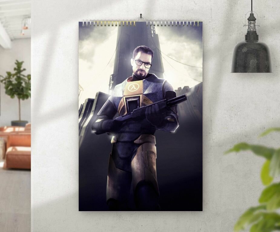 Календарь перекидной Half-Life, Халф Лайф №6, А3