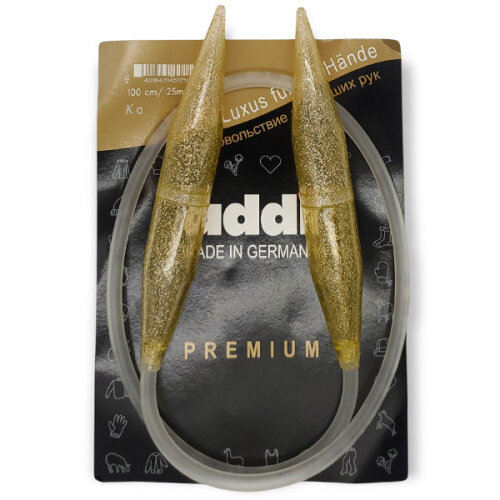 Круговые пластиковые спицы Addi №25мм, длина 100см