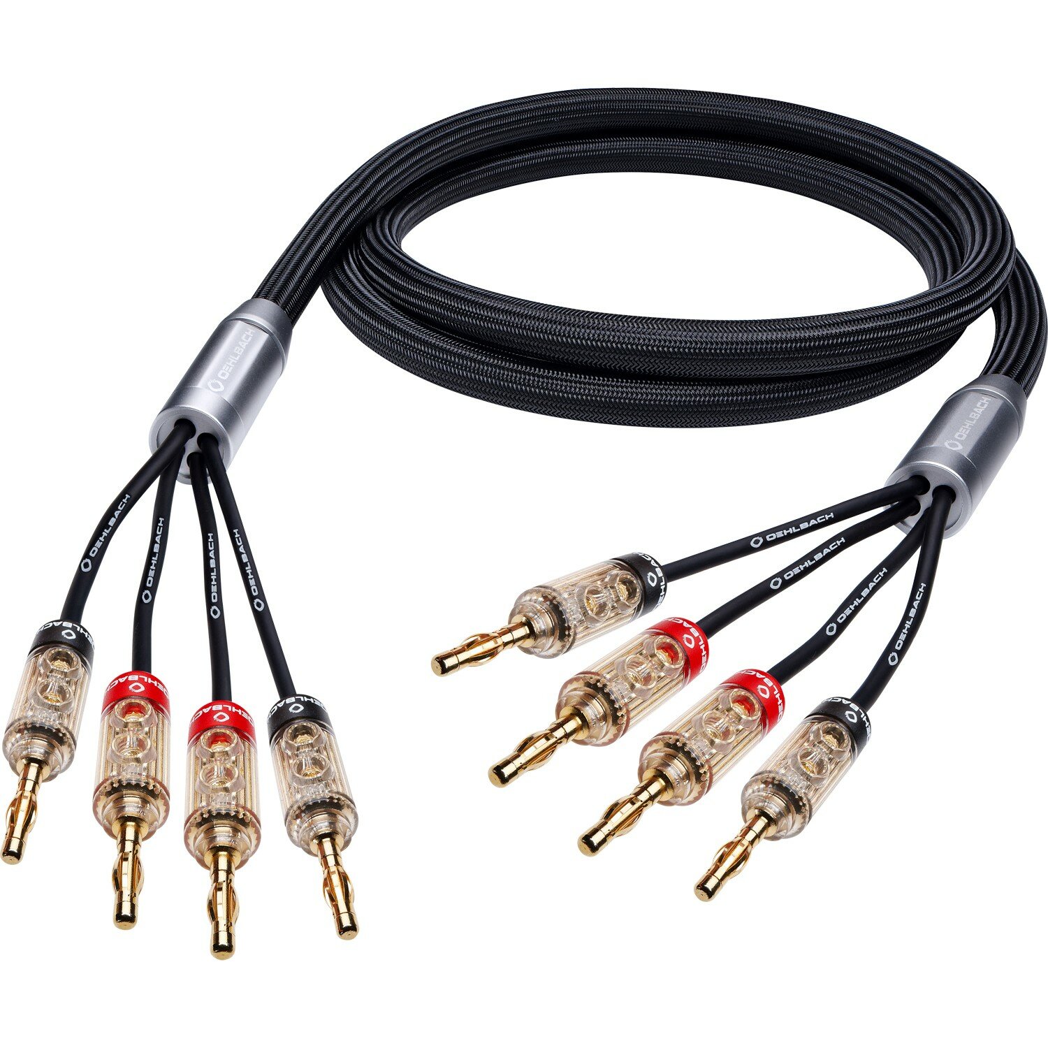 Акустический кабель Oehlbach STATE OF THE ART XXL Fusion Two Cable Set, 2x3,5m, bi-amping w.banana, D1C14326