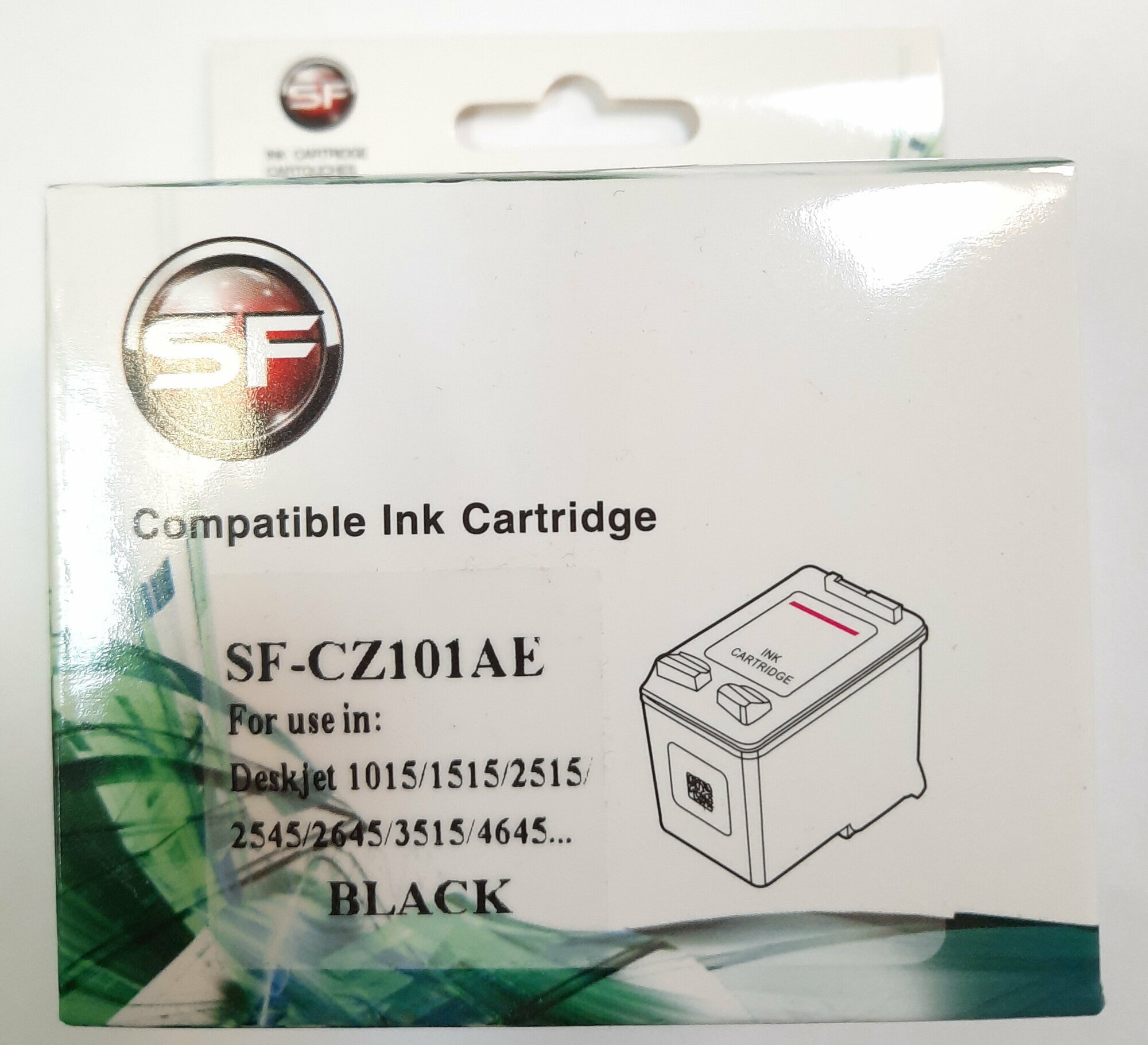 Совместимый картридж SuperFine HP № 650 для струйного принтера HP Deskjet IA 2515/2516, ресурс 360 стр, чёрный.