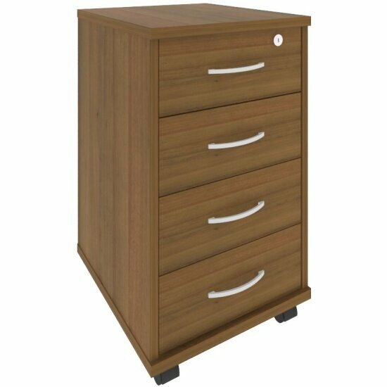 Тумба Riva подкатная с фолдингом А. ТМ-4F Орех 420*450*708