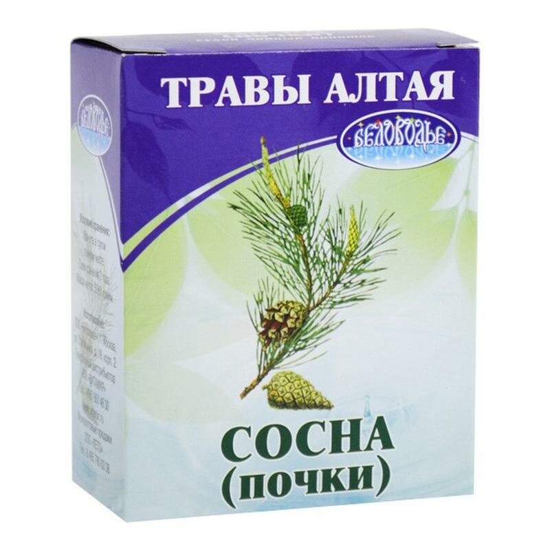 Сосна, почки, коробка, беловодье, 50 г