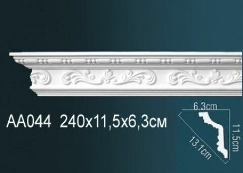 Карниз из полиуретана Perfect AA 044 (115*63*2400мм)