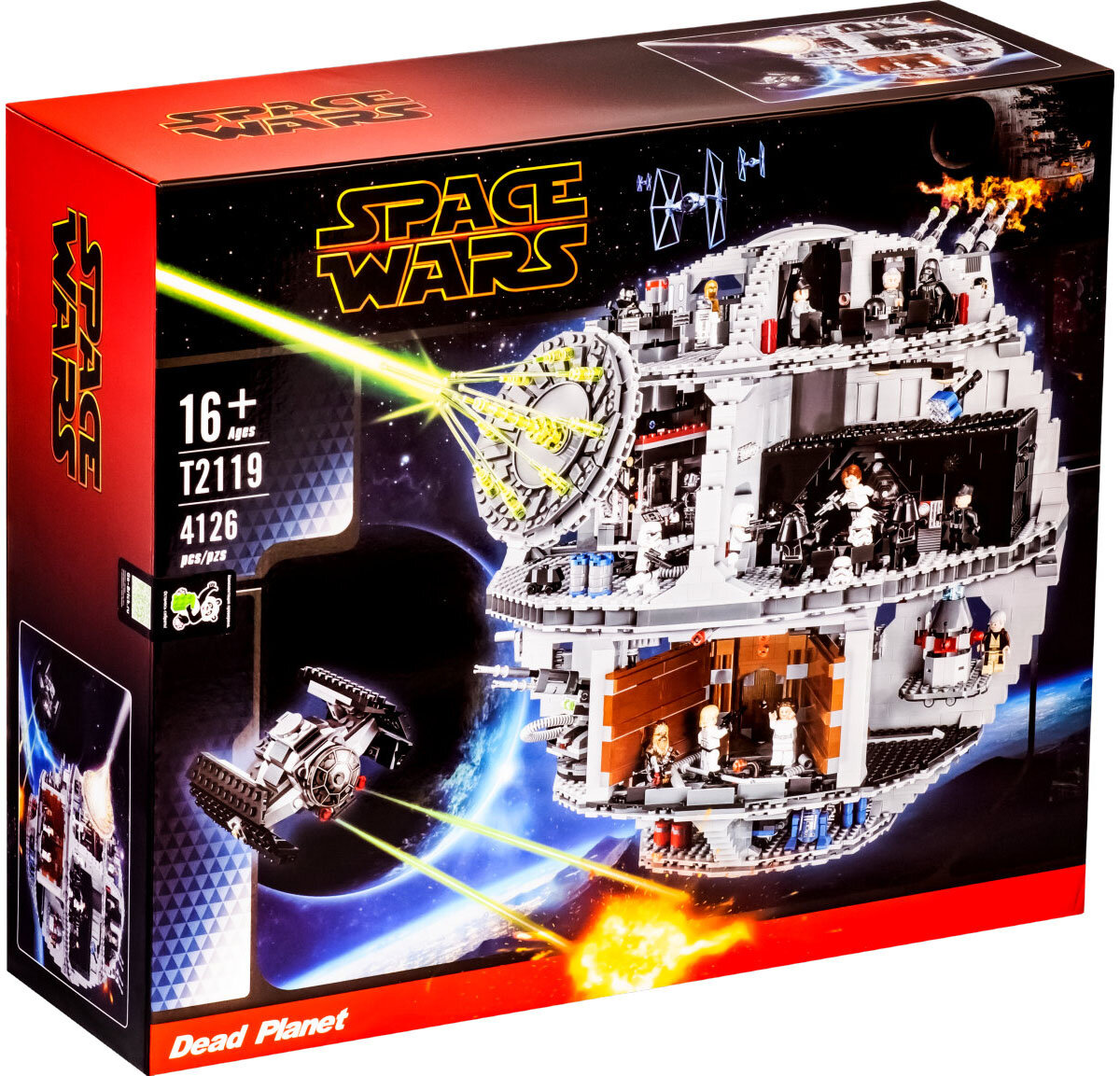 Конструктор Lepin "Звезда Смерти", 4126 деталей, 25 мини-фигурок