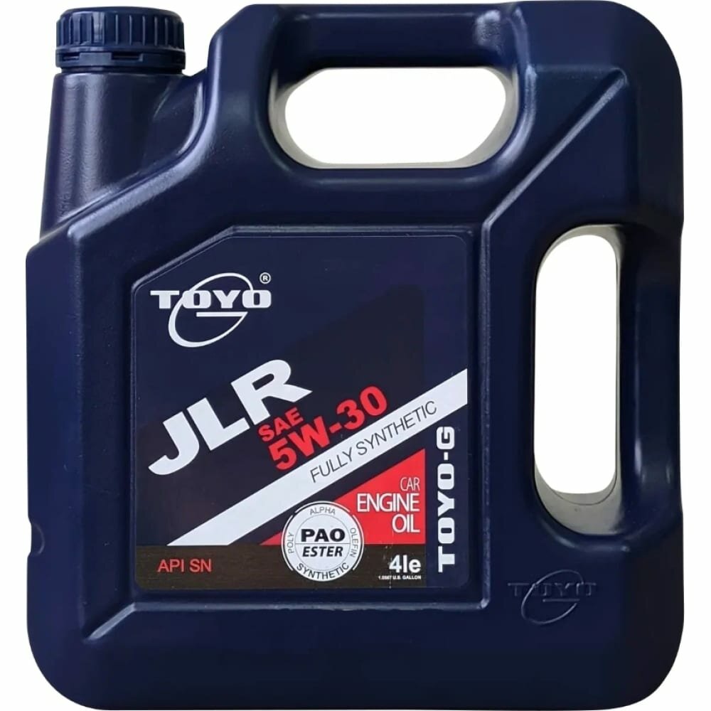 Моторное масло Toyo jlr sae 5w-30, api sn, 4 л 9555131412310