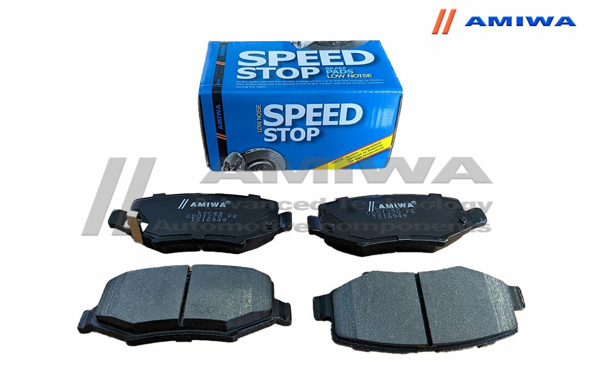 Колодки Тормозные Дисковые Задние "Speed Stop"