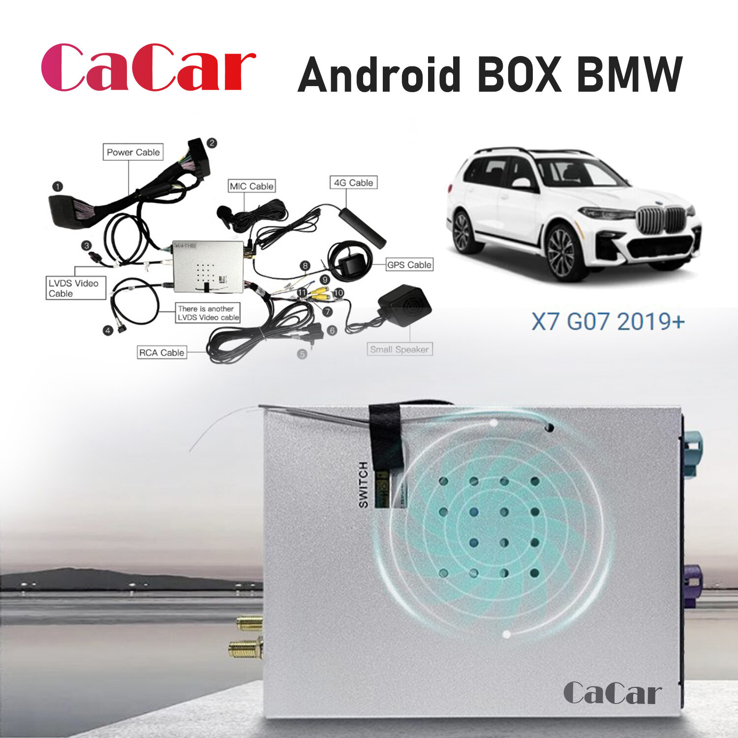 Андроид блок + Carplay/Android Auto для BMW X7