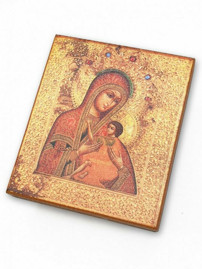 Икона Пресвятой Богородицы Арапетская (Аравийская, О Всепетая Мати), под старину, 10х15 см