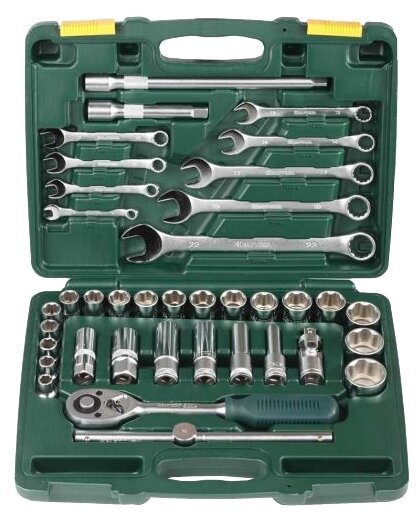 Набор KRAFTOOL торцевые головки 1/2" , 38 предмета