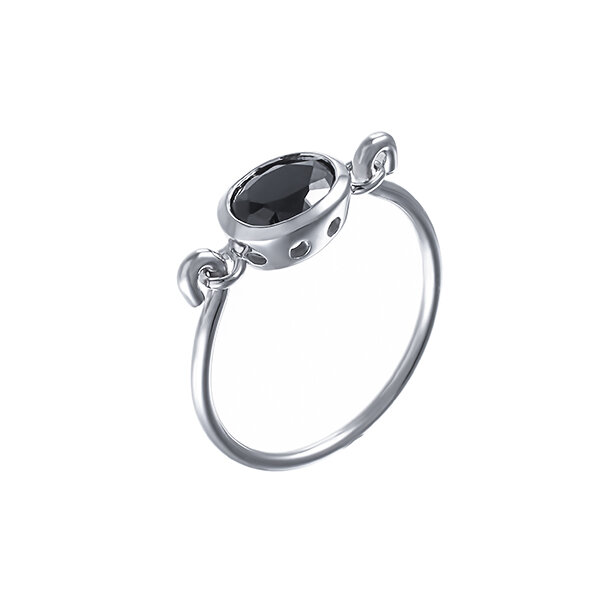 Кольцо ELEMENT47, серебро, 925 проба, фианит
