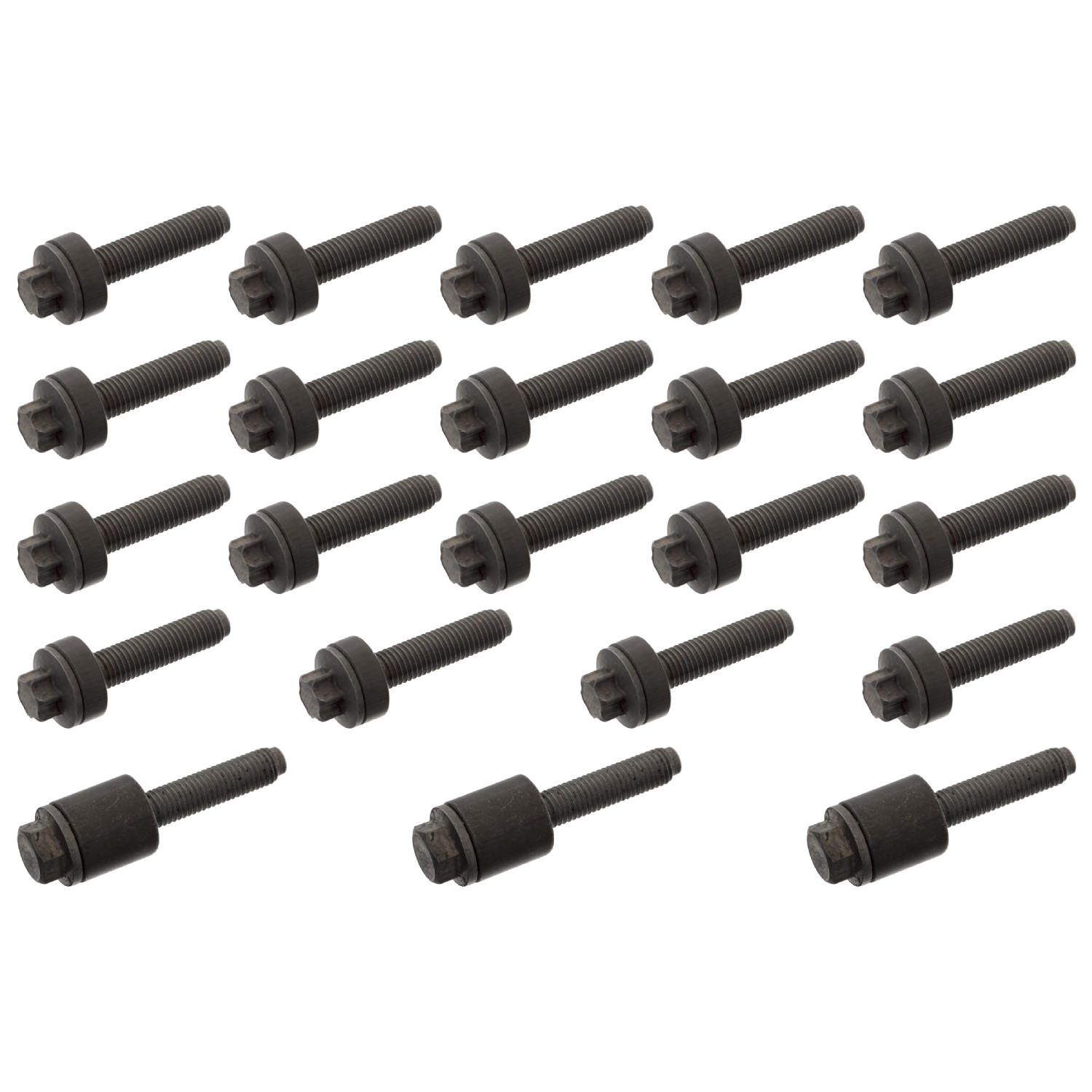FEBI BILSTEIN 49851 к-кт болтов клапанной крышки 22шт.\ BMW (БМВ) e90 / 91 / 87 / 60 / 65 / 84 / 83 / 70 2.5-3.0i 04