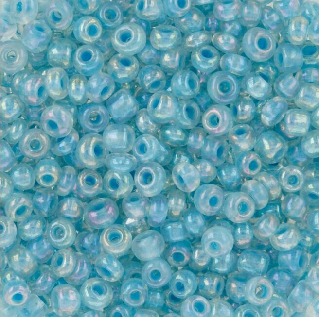 Бисер круглый Zlatka art: GR215-11 цвет: св. голубой 10 гр. 1шт.