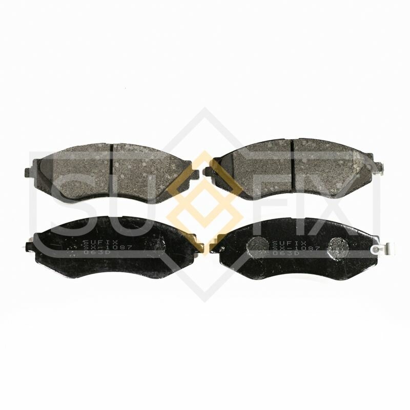 SUFIX Колодки тормозные дисковые перед прав/лев, шевроле ланос / CHEVROLET LANOS Saloon 2005-18, дэу гентра / DAEWOO GENTRA Saloon 2013-, SX1087