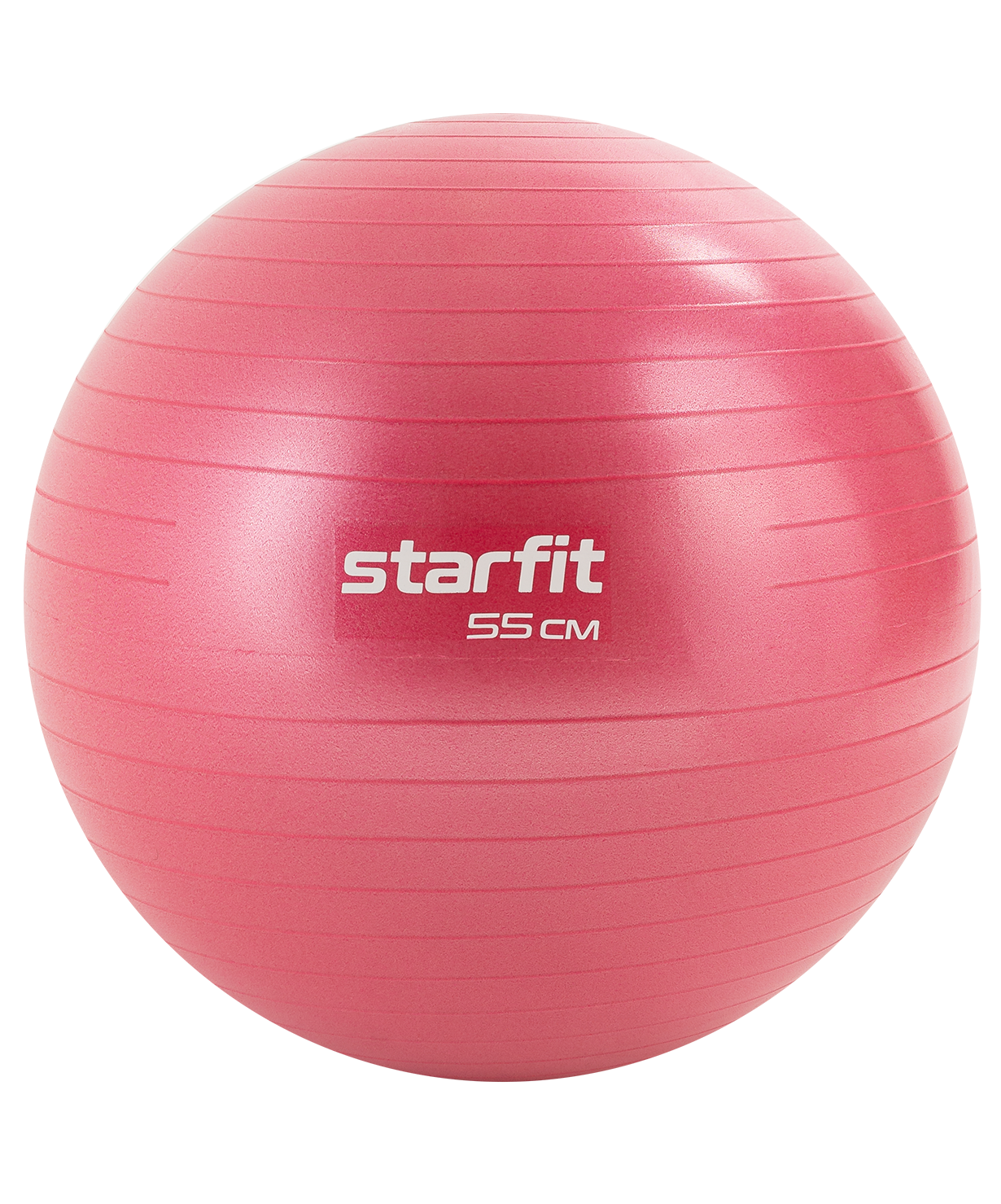 Без упаковки фитбол Starfit Gb-111 антивзрыв, 900 гр, малиновый, 55 см