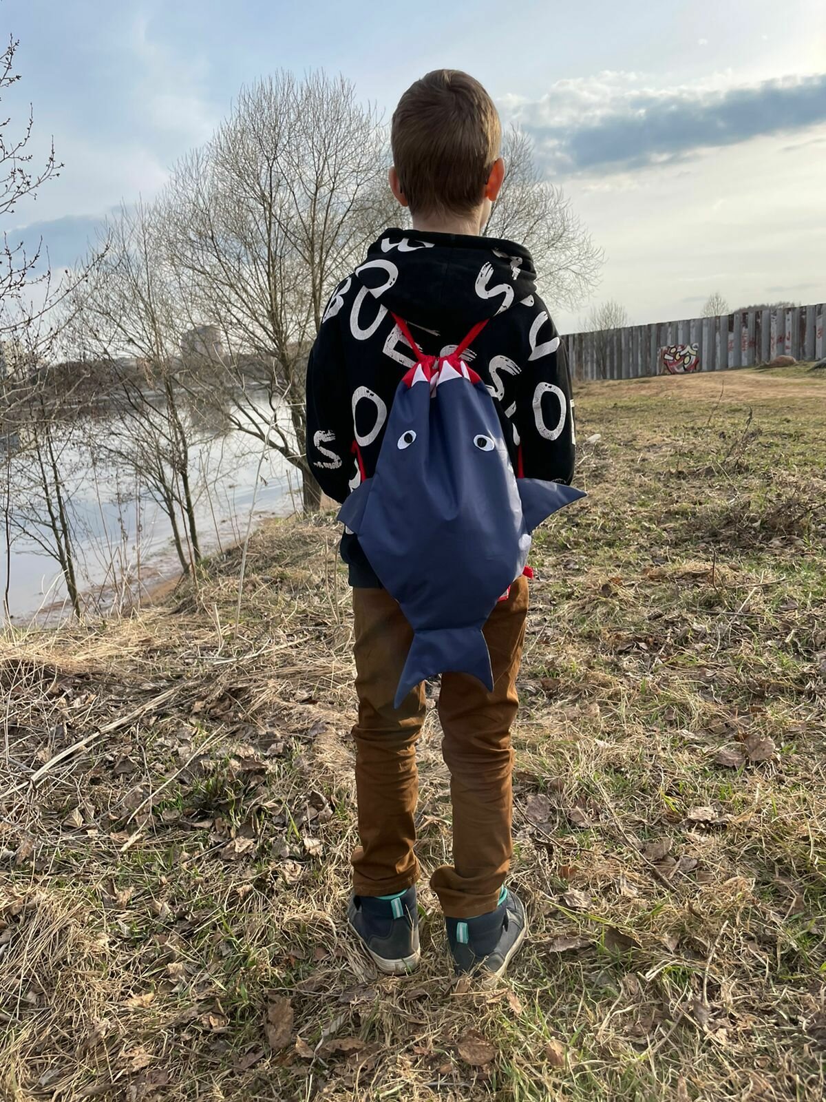 Мешок для обуви / рюкзак детский для мальчика