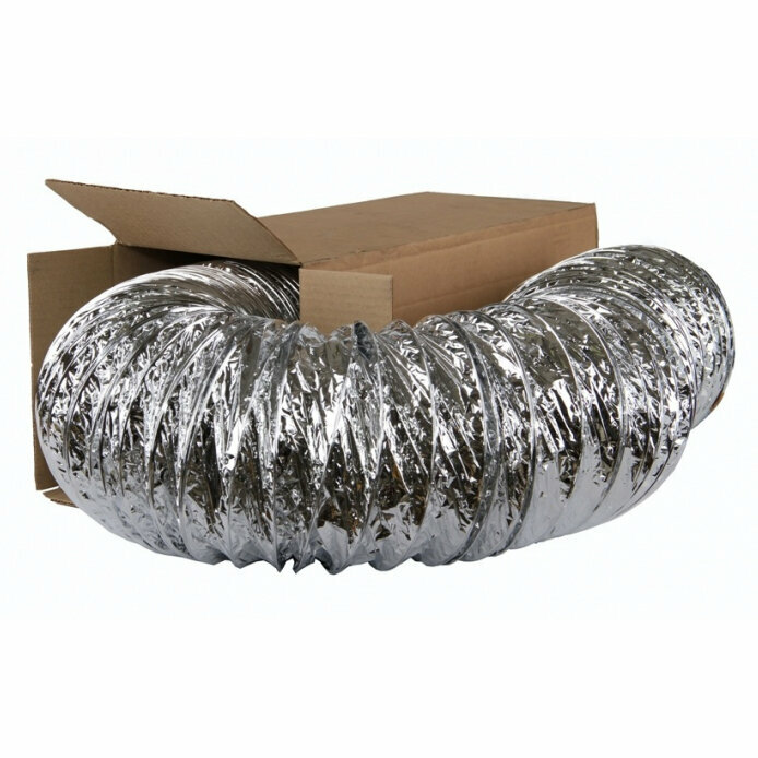 Воздуховод гибкий неизолированный ф203 для вентиляции (10м)