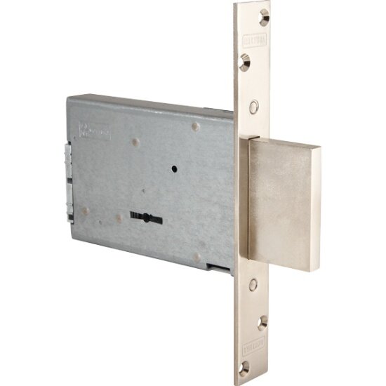 Замок врезной сувальдный Mottura 40.701.50 (с отв. планкой, без накладок)