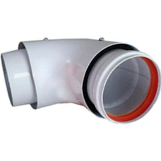 Утепленный отвод Rommer RCA-0080-800090 д.80/100 - 90гр