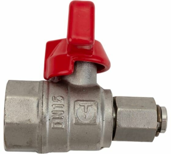 Шаровый кран для подключения манометра Valtec vt.807. n.0402