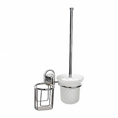 Ершик для унитаза "LEDEME" L1910-1, хромированный, подвесной