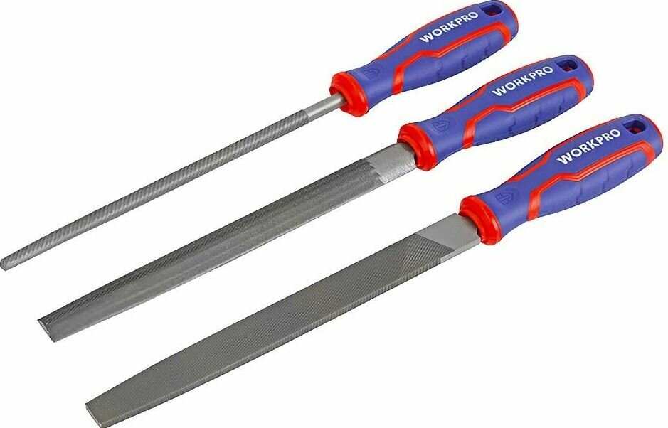 Набор напильников WORKPRO WP201702 200мм 3шт.