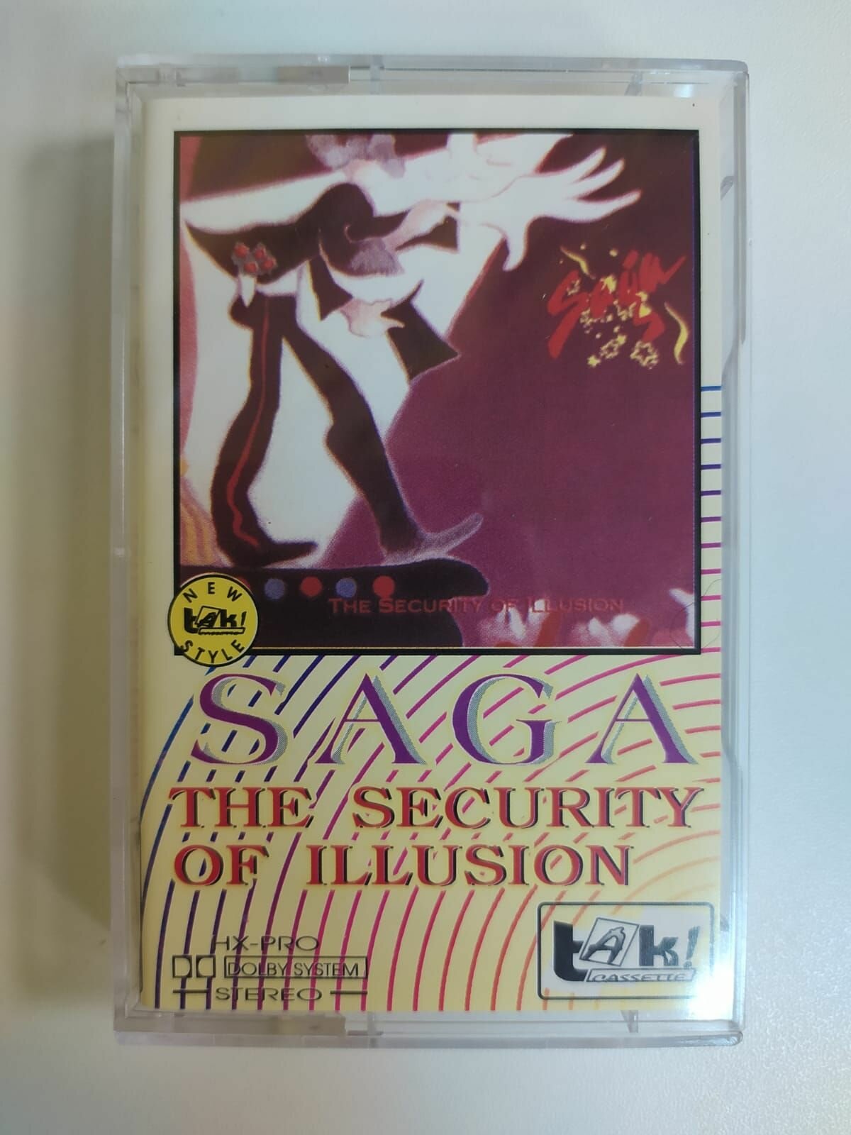 Аудиокассета MC Saga - The Security Of Illusion (Польша) (Bootleg)