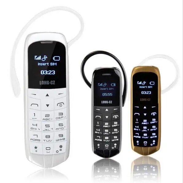 Bluetooth гарнитура LONG-CZ J8 черная — фото 1
