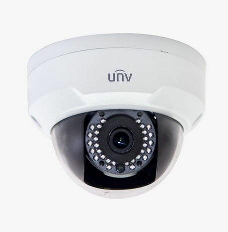 Uniview IPC322ER3-DUVPF28-C 2Мп 2,8 мм - камера видеонаблюдения IP уличная, цифровая купольная антивандальная IP-видеокамера для улицы и помещений c ИК-подсветкой, 1920x1080 Full HD, CMOS 1/2,8"