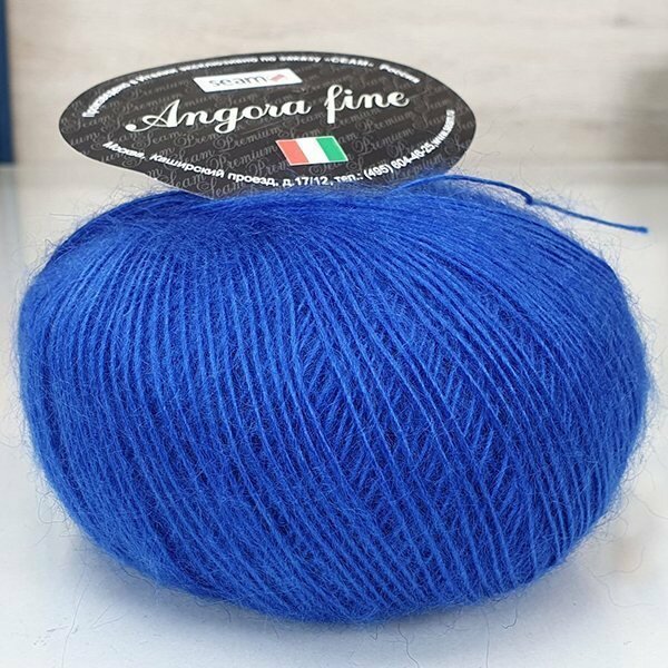 Пряжа Seam ANGORA FINE 161736 василек (2 мотка)
