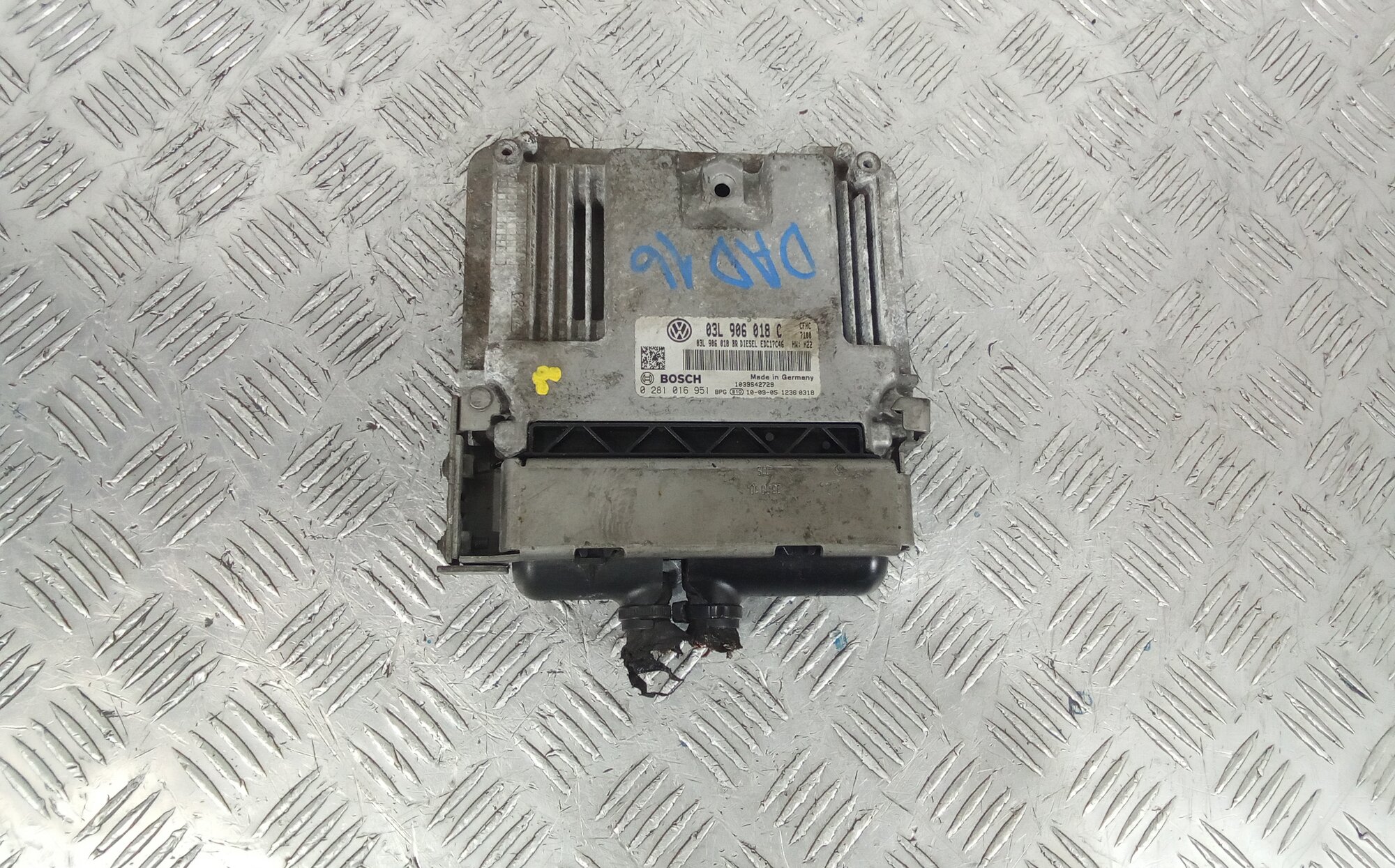 Блок управления двс SKODA OCTAVIA A5, Номер 0281016951 03g906018c