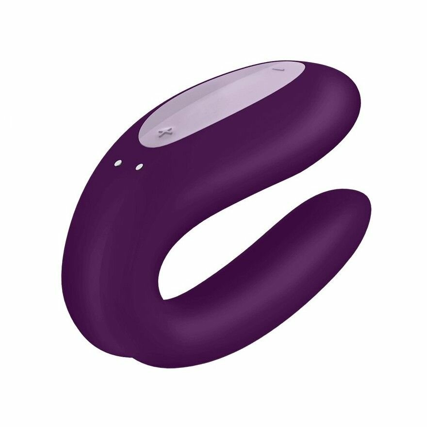Универсальный массажер для пар Satisfyer Double Joy, фиолетовый Satisfyer Универсальный массажер для пар Satisfyer Double Joy, фиолетовый