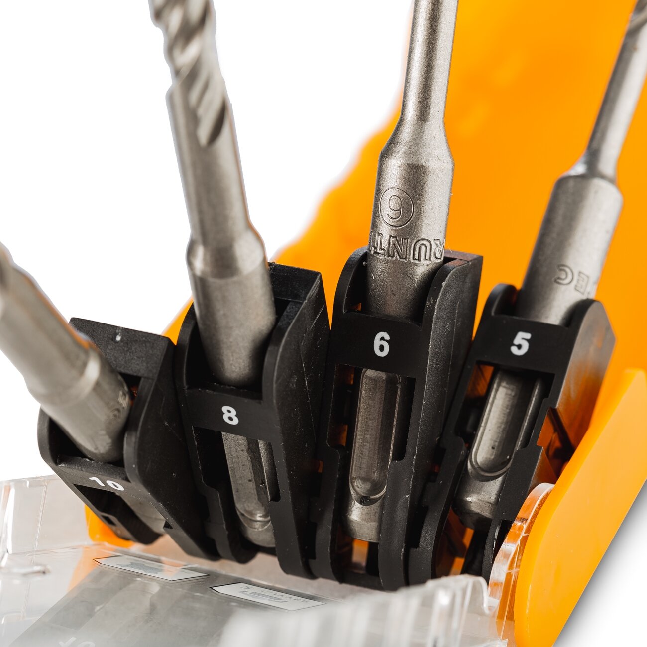 RUNTEC RT-RD2XN160 Набор буров по бетону SDS-Plus Runtec 2 Cutter 5, 6, 8, 10 x 160 мм, 4 предмета