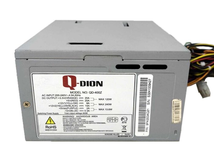 Блок питания 400W Q-Dion QD-400Z ATX
