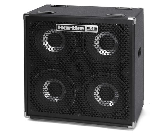 HyDrive HL410 басовый кабинет 1000W/8 ом, 4х10'HyDrive, 1" компрессионный драйвер, диапазон частот 45-17000 Гц, размеры 618х618х381 мм, вес 20,6 кг, Hartke