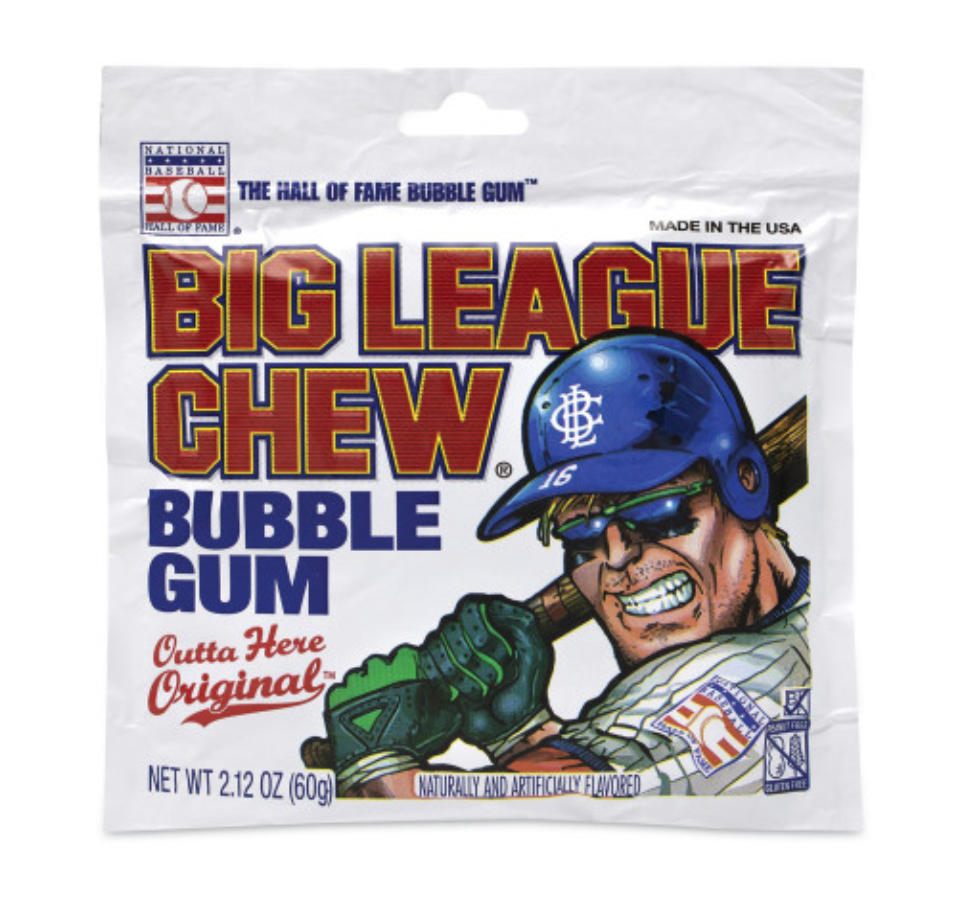 Big League Chew оригинальная измельченная жевательная резинка 60г