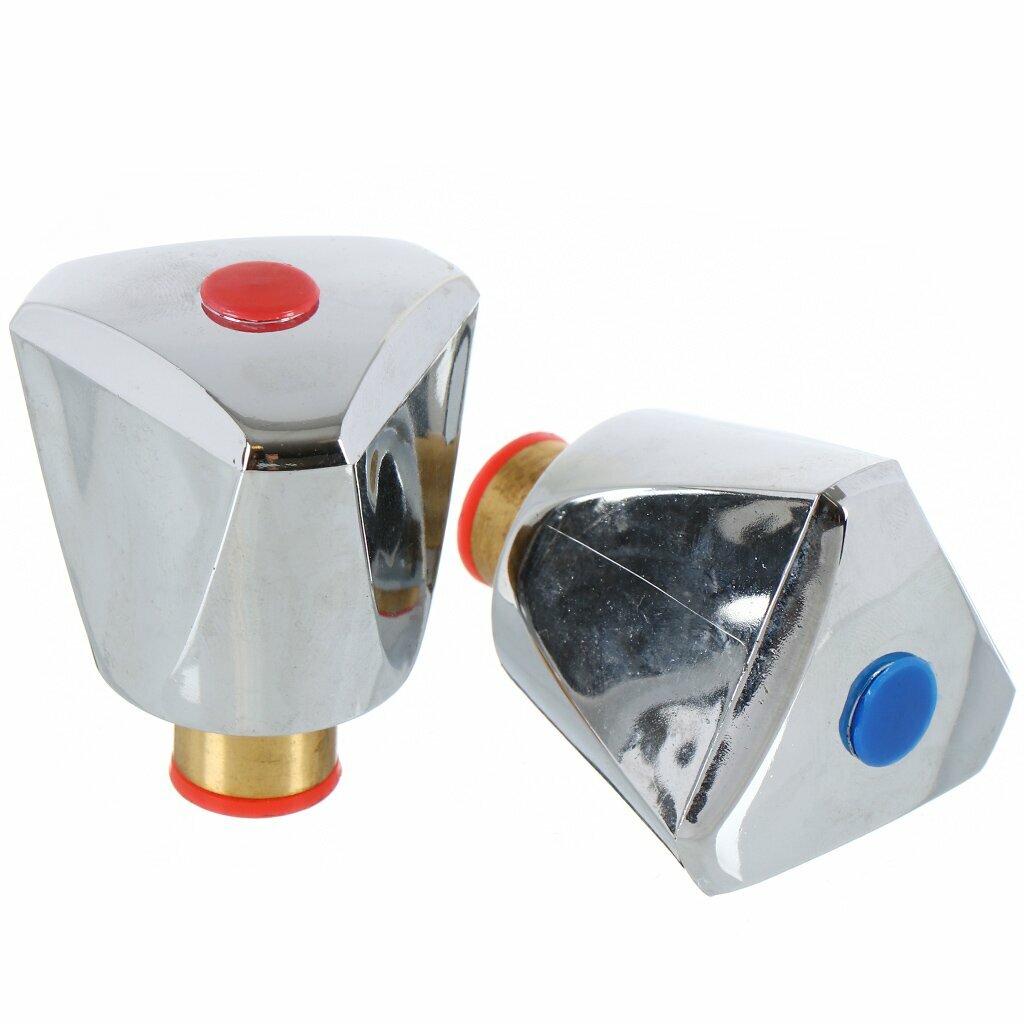 Маховик с кран-буксой керамика, 1/2 ', в комплекте 2 шт, индивидуальная упаковка, ComfortFactor, Люсия, 70127-10