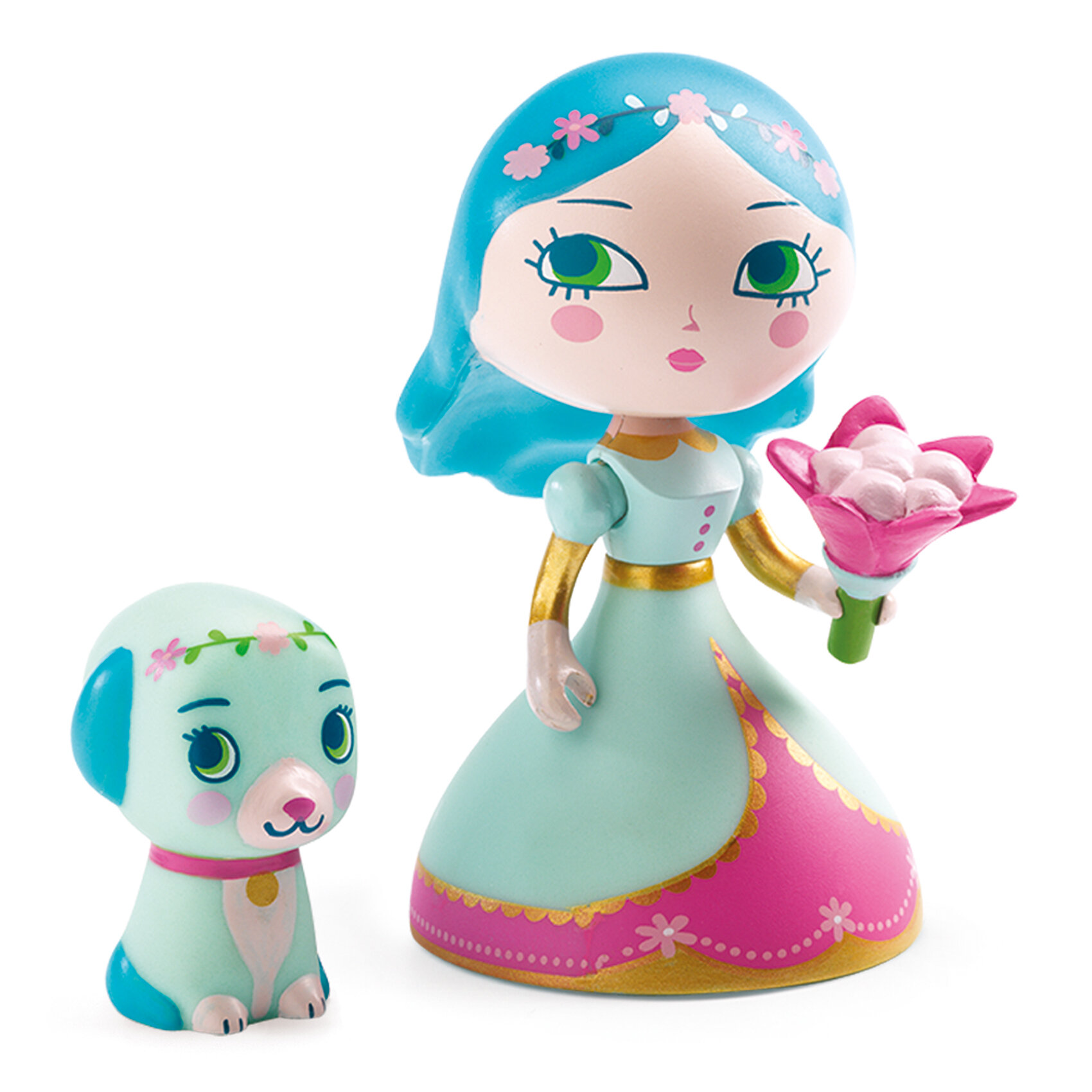 Набор Фигурок Djeco Arty toys Принцесса Луна и Блю, высота куколки 7.7 см