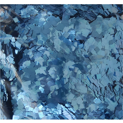 Конфетти Голубое фольг 6х6мм 100гр/МК