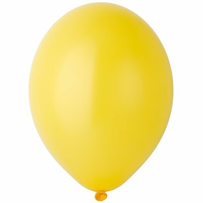 Шар латексный ненадутый В 105/117 Пастель Экстра Bright Yellow 32 см (50 в уп)