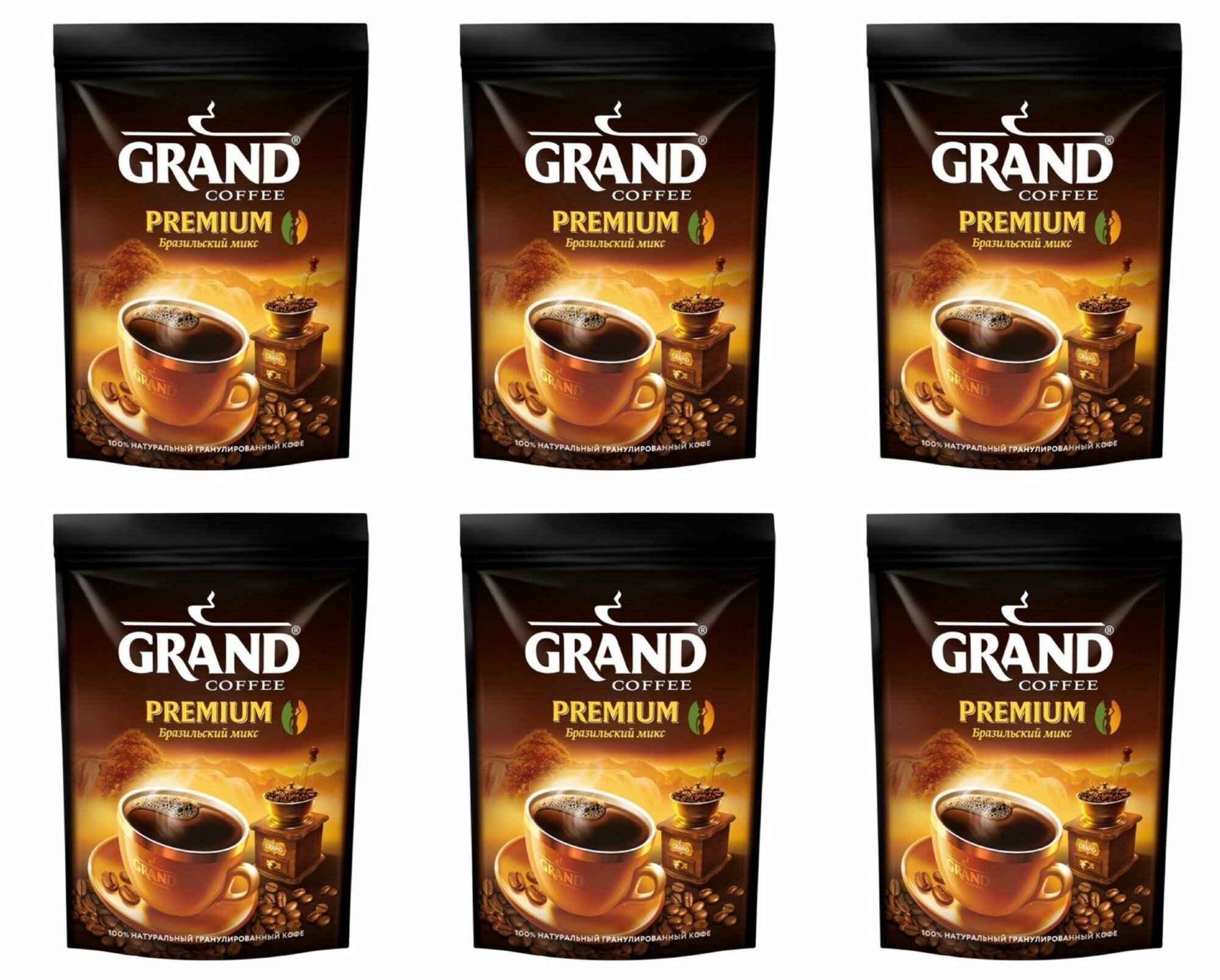 GRAND Кофе растворимый Premium,50 г,6 шт