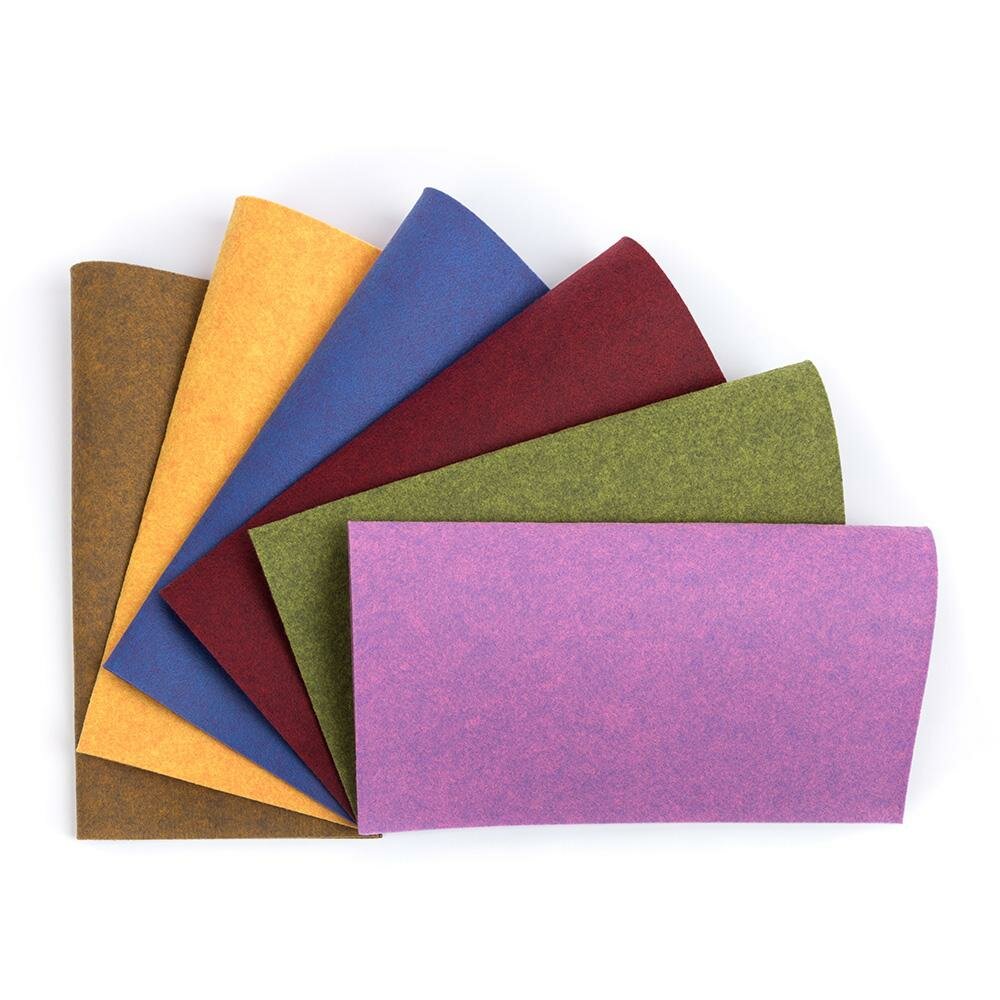 Фетр Gamma Premium FKS15-27/30 декоративный ассорти 27 см х 30 см +- 2 см 6 шт