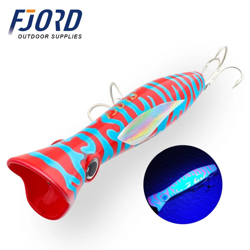 FJORD Poppers Приманка для рыбалки Синий, color 3