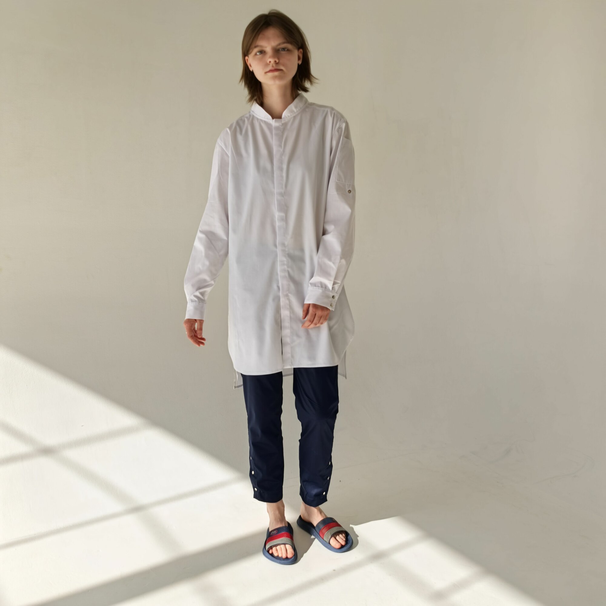 Китель рубашка PROFFORMA RU205CV0200Е, регулируемый рукав, водооталкивающий, цвет белый